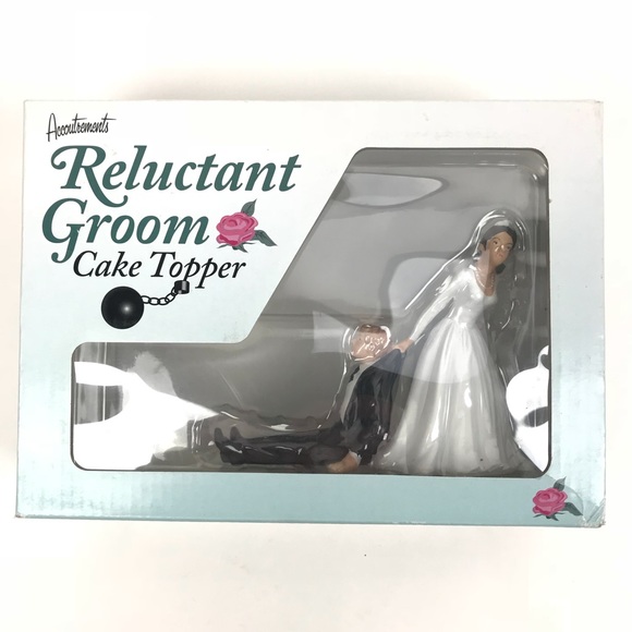 Party Supplies | Reluctant Groom Wedding Cake Topper | Poshmark